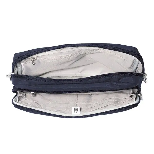 Baggallini Securtex Anti Theft Sling Belt Bag - French Navy
